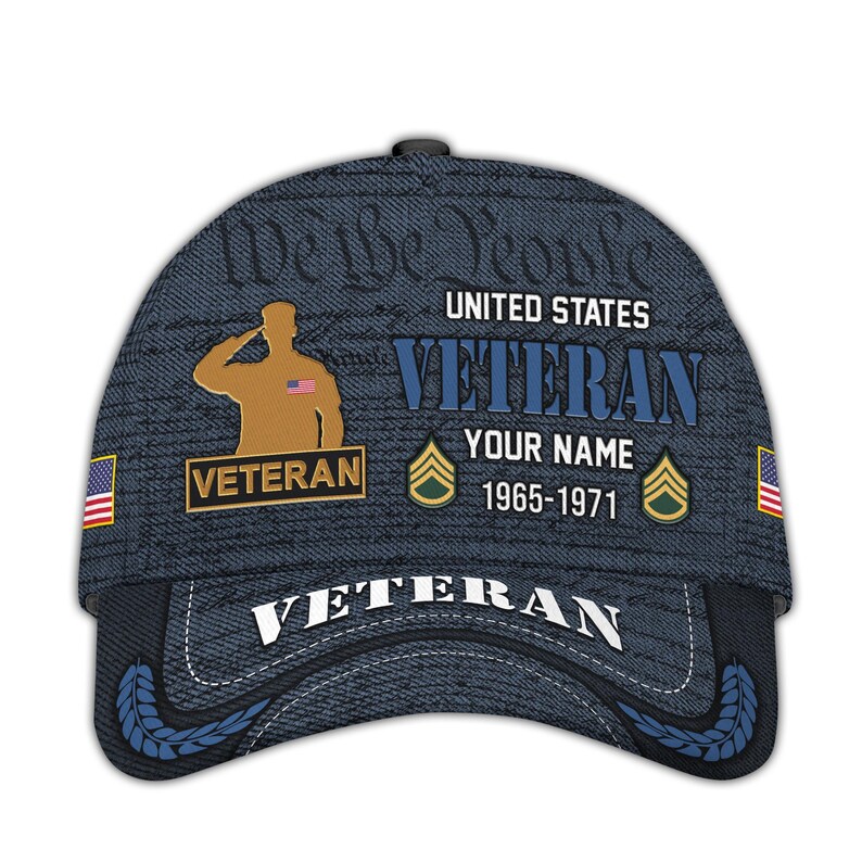 Personalized Veteran Caps – We the People Patriotic Baseball Hat ...