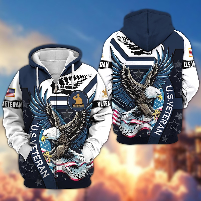 Custom Veteran Hoodie - Etsy
