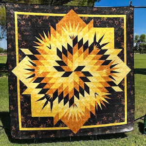 Native American Star Quilts Blanket, Cherokee Blanket, Native Quilt ...
