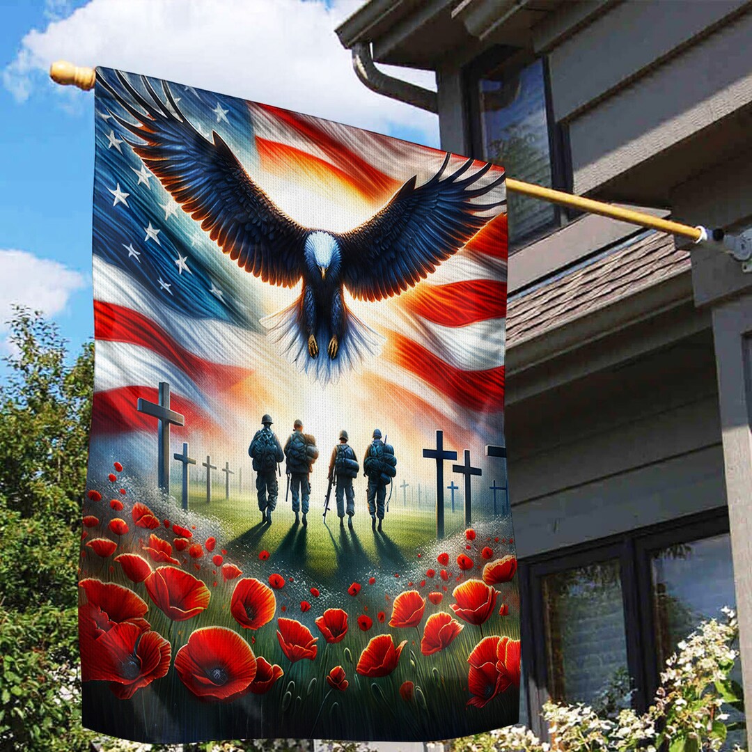 Memorial Day Flag for Veterans Outdoor Decoration Garden Flag Memorial ...