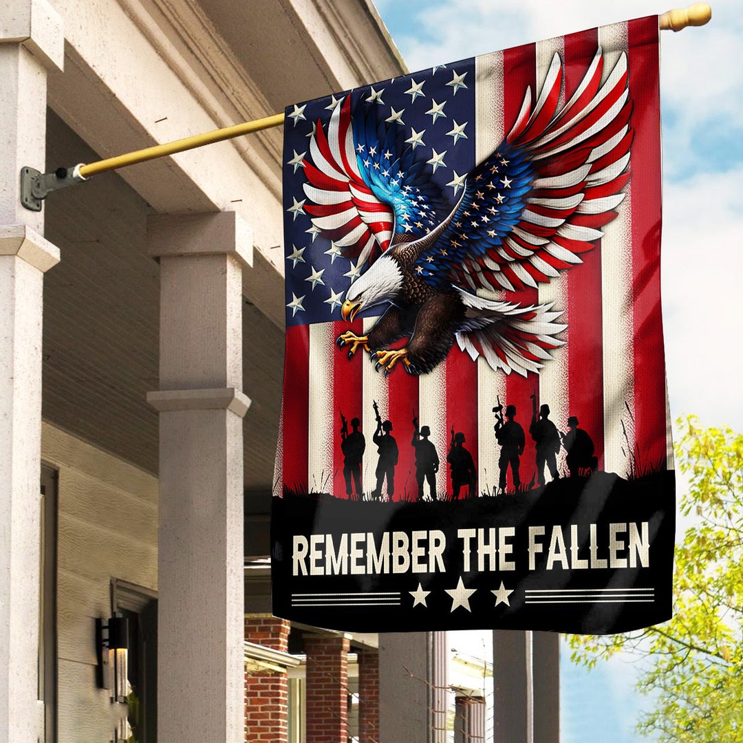 Veterans Garden Flag on Memorial Day Gift Idea Military Garden Flag ...