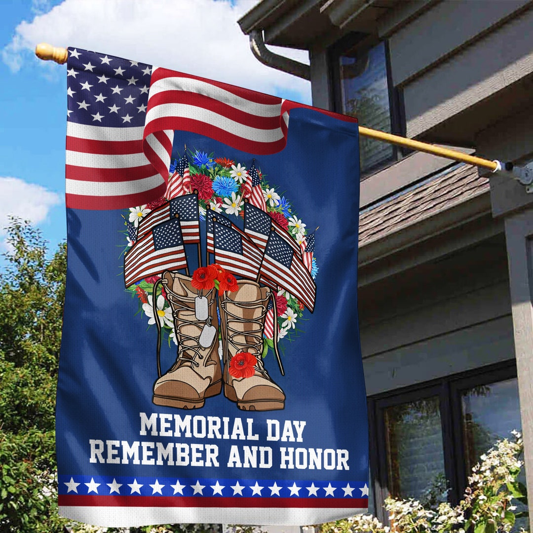 US Veteran Flag, Veteran Remembrance Flag, Memorial Day Garden Flag ...