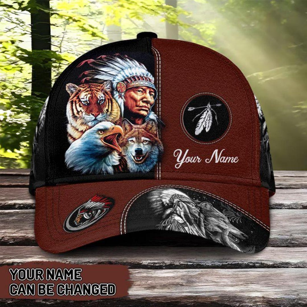 Personalized Native American Hats, Tribal Hat Women, Nature Indigenous ...