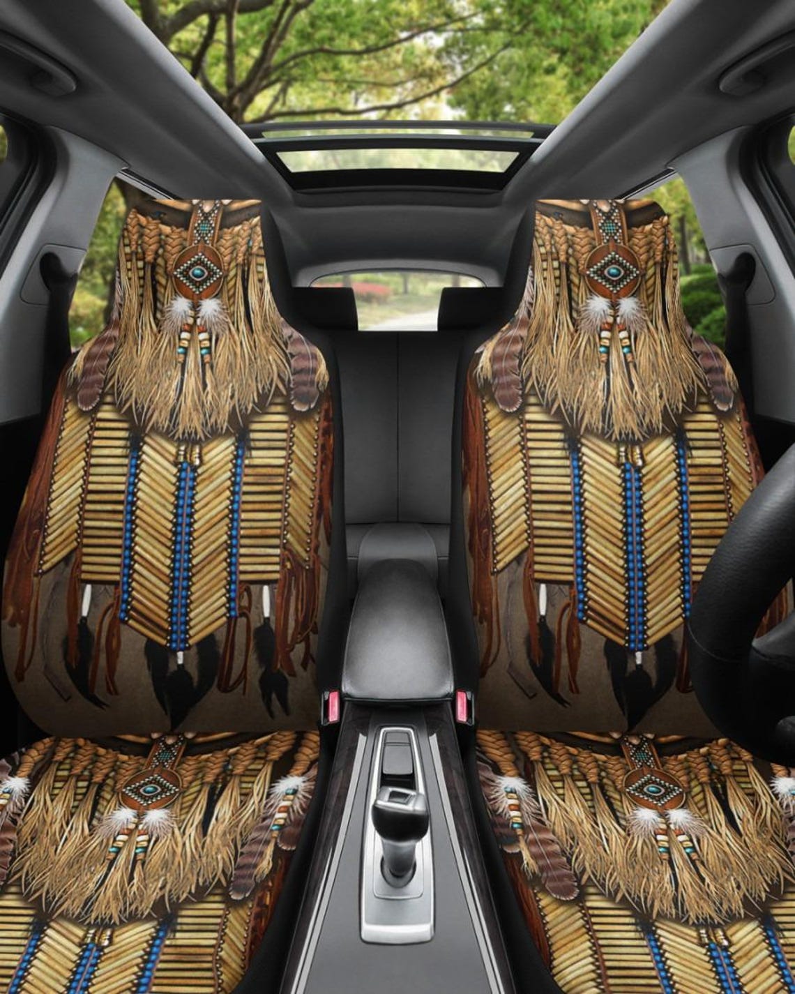 Native American Seat Protector Native Southwestern Upholstery Car Seat ...