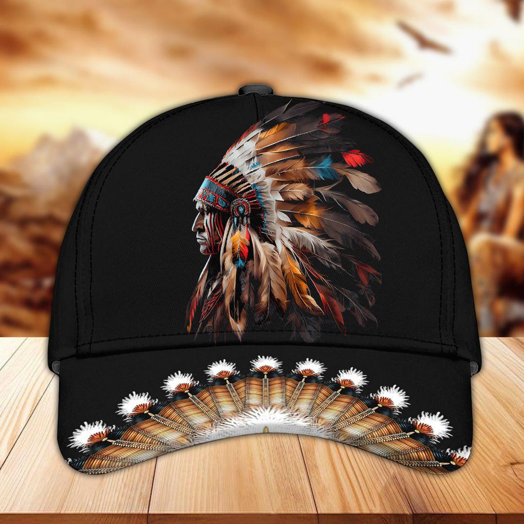 Proudly Native American Baseball Cap Indigenous Caps Tribal Hats Indian ...