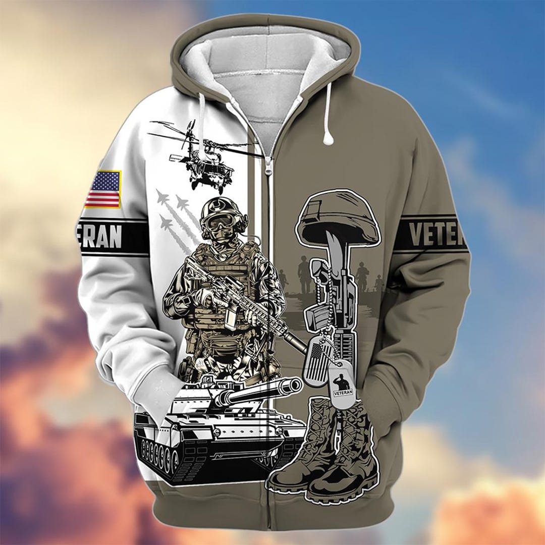 Proud Veteran Hoodie Veterans Day Hoodie Veteran Sweatshirt Military ...