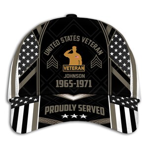 Personalized Hats for Veterans Day Caps Veterans Baseball Caps US ...