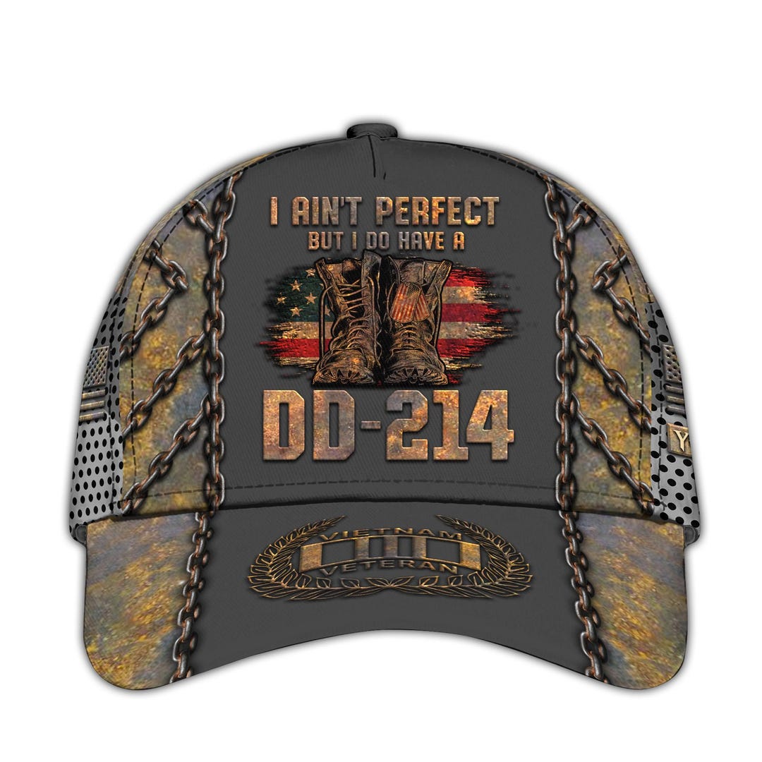 Vietnam Veteran Hats for Men Personalized DD214 Hat Veterans Day Hat ...