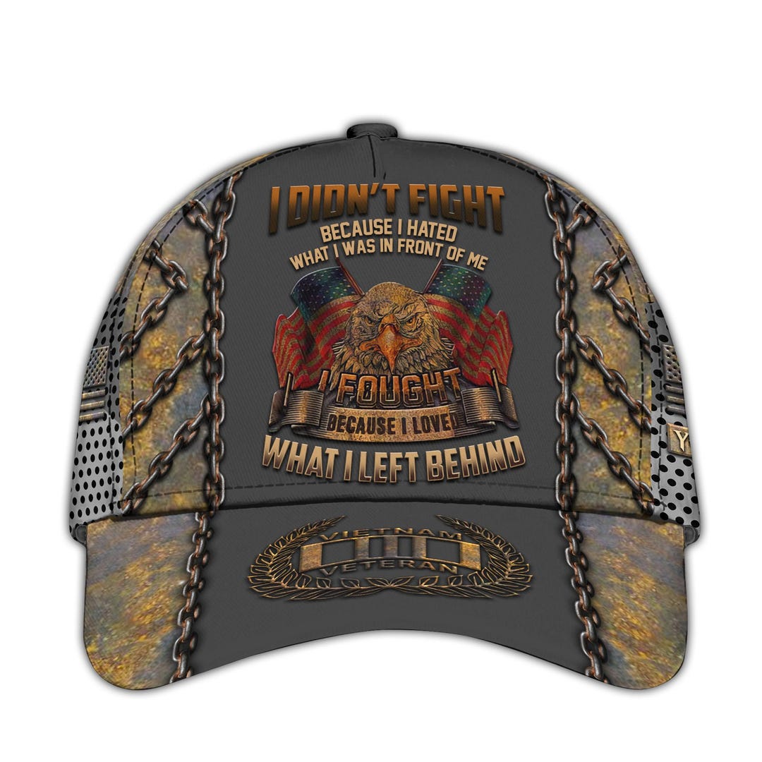 Personalized Vietnam Veteran Hats for Men Custom Vietnam Era Veteran ...