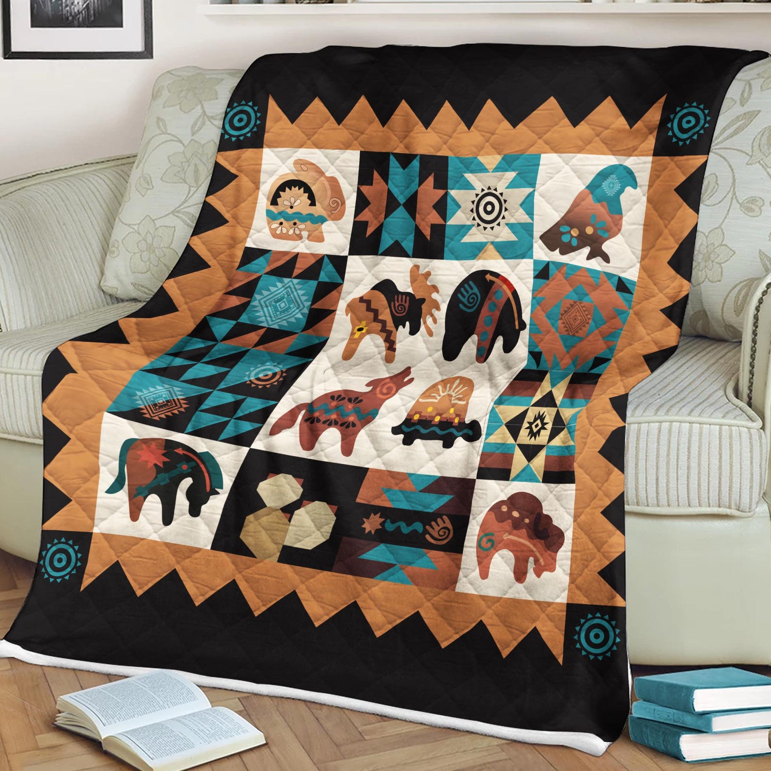 Indigenous Blanket Native Navajo Blanket Indian Blanket Cherokee ...