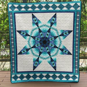 Native American Star Quilts Blanket, Cherokee Blanket, Native Quilt ...