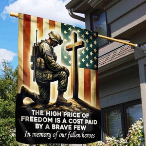 Military Veteran Memorial Flag, Veteran Memorial Garden Flag, Memorial ...