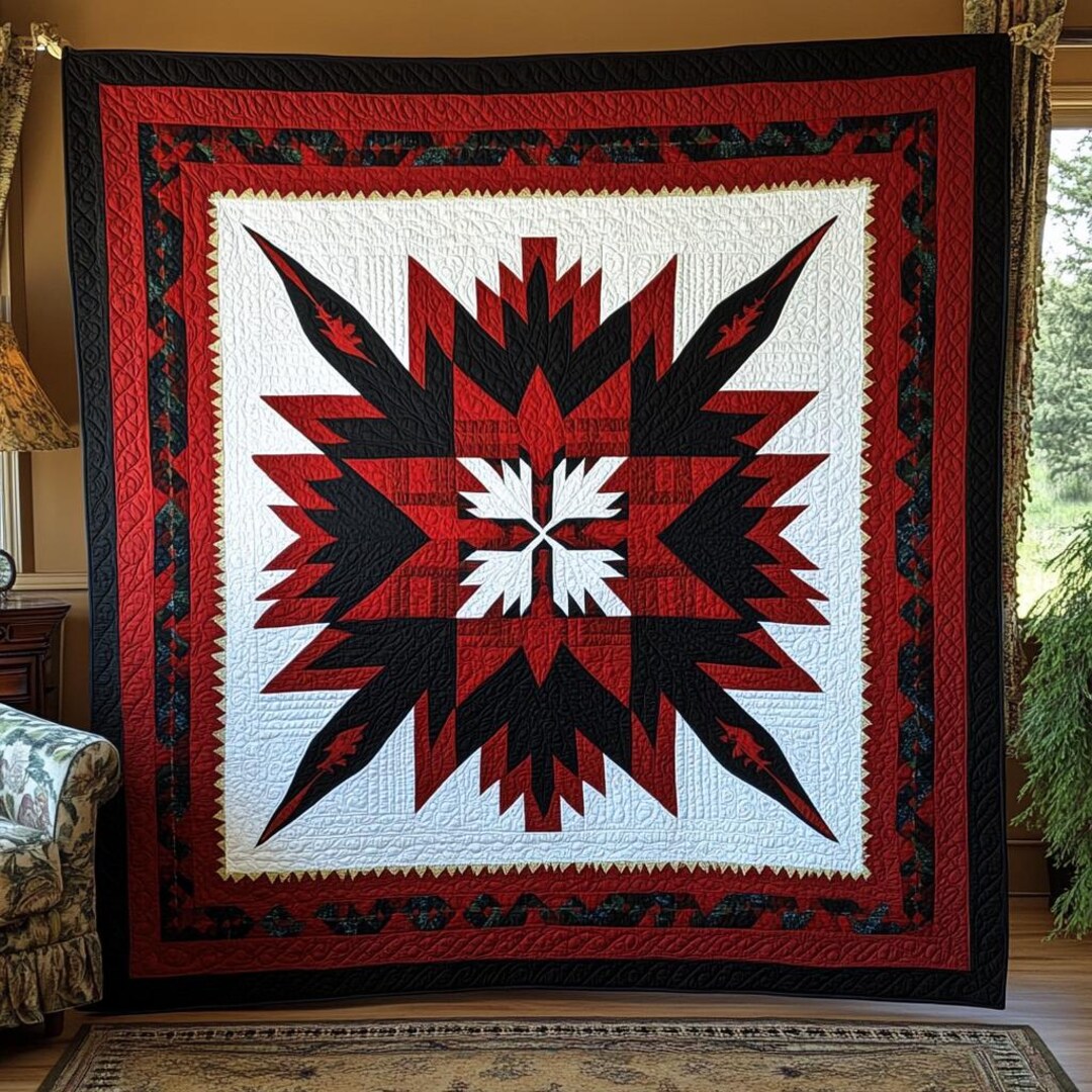 Native American Star Quilts Blanket, Cherokee Blanket, Southwestern ...