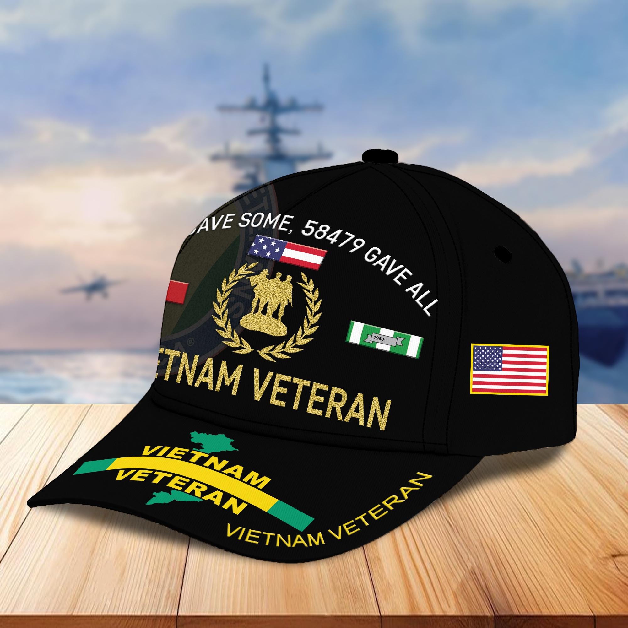 Vietnam Veteran Hats for Men All Gave Some Veterans Cap Proud US ...