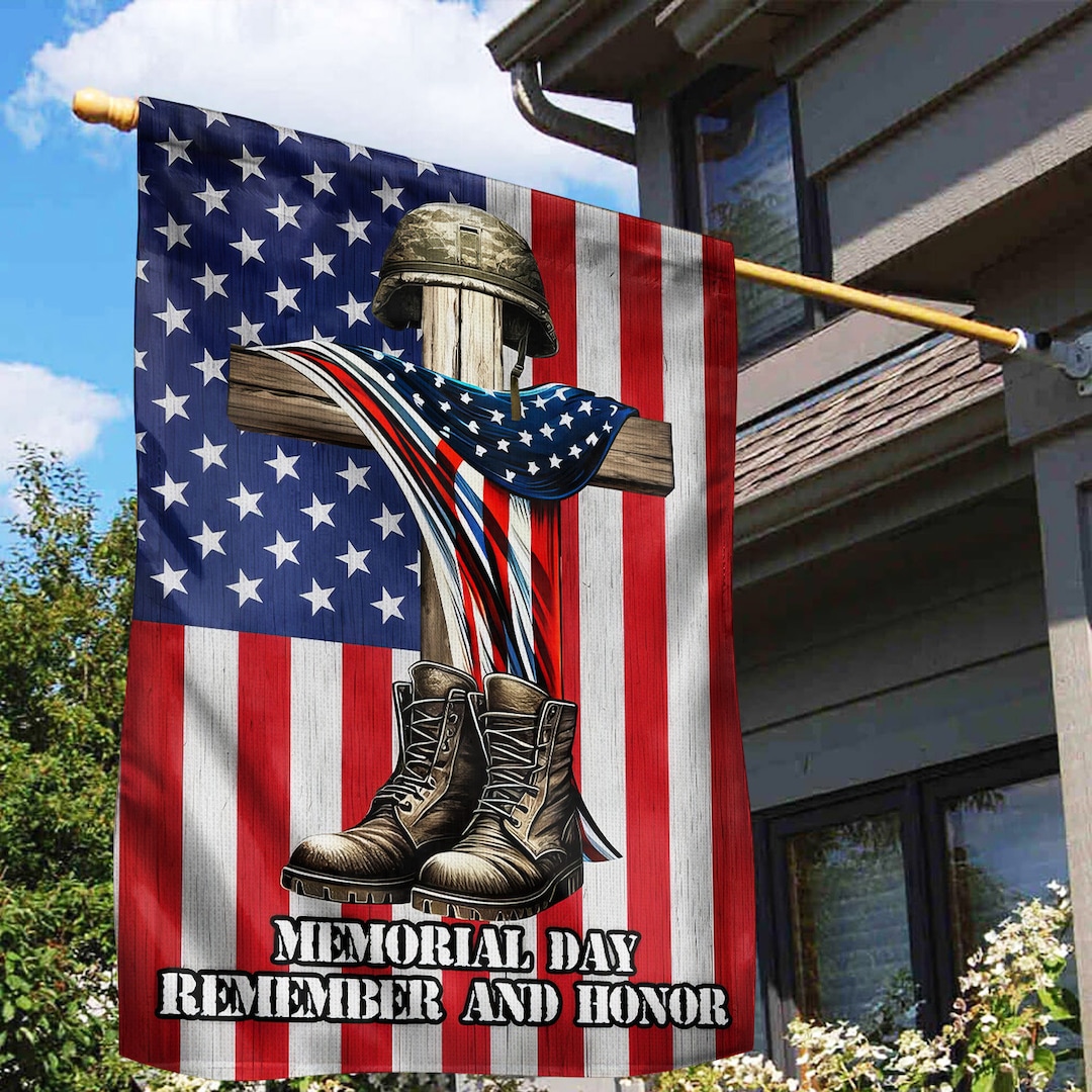 Veteran Memorial Garden Flag, Military Veteran Memorial Flag, Memorial ...