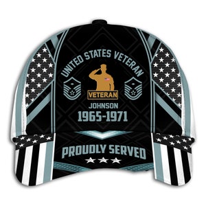 Personalized Hats for Veterans Day Caps Veterans Baseball Caps US ...