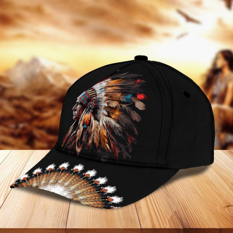 Proudly Native American Baseball Cap Indigenous Caps Tribal Hats Indian ...