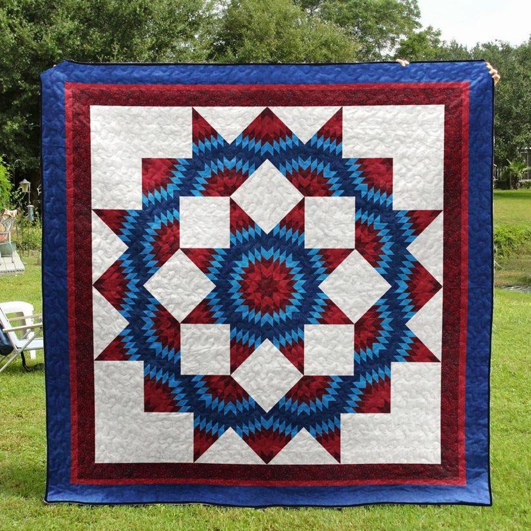 Native American Quilt Patterns Throws Geometric Blanket Cherokee ...