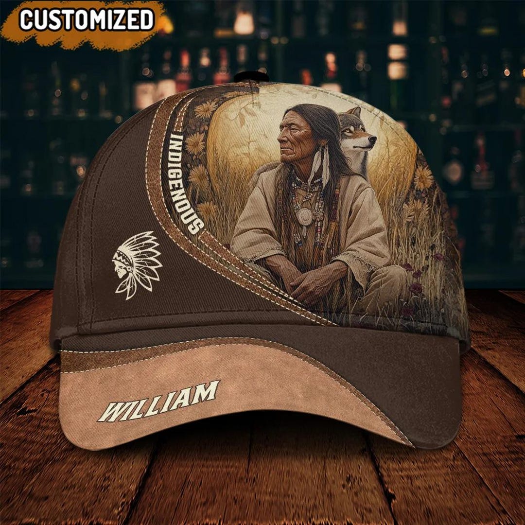 Guardian of the Spirit Personalized Native American Classic Cap ...
