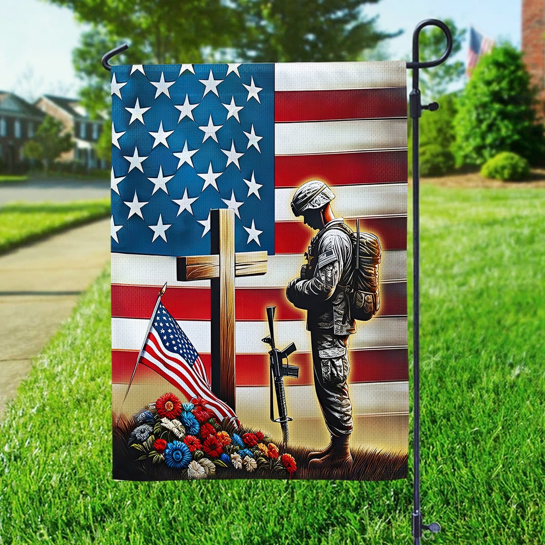 Remembrance Veteran Day Garden Flag, Thank You Veterans Flag, Decor for ...