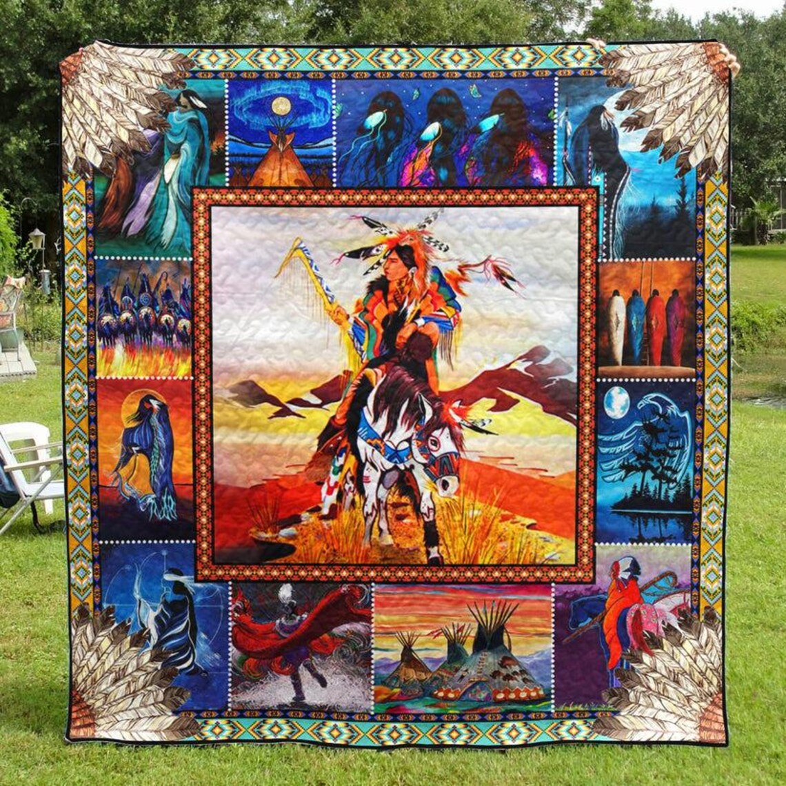 Indigenous Blanket Native Navajo Blanket Indian Blanket Cherokee ...