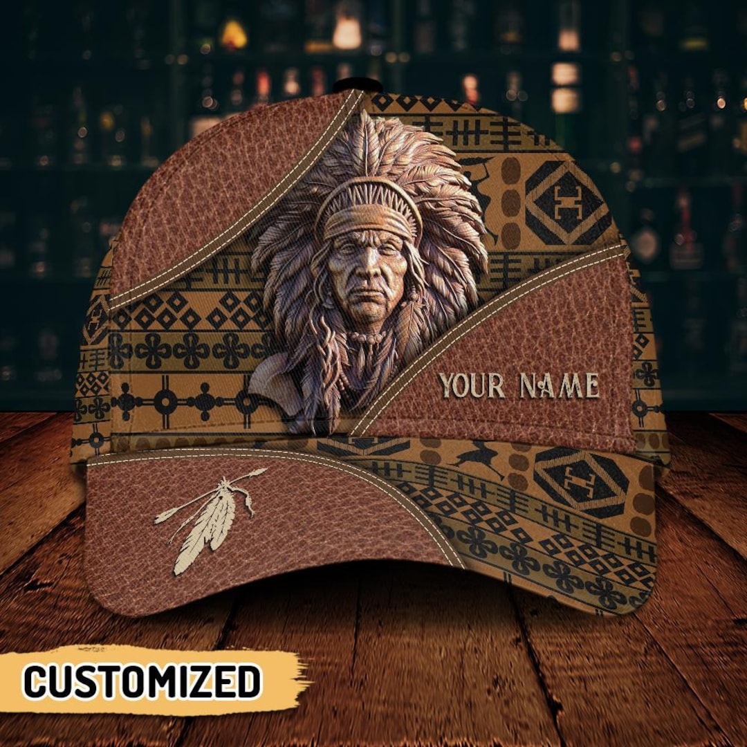 Personalized Native American Hats for Men, Tribal Hat Women, Indigenous ...