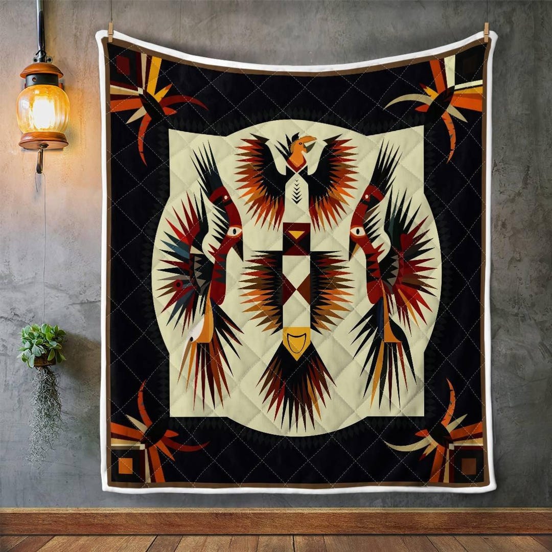 Native American Star Quilt Blanket Indian Blanket Indigenous Blankets ...