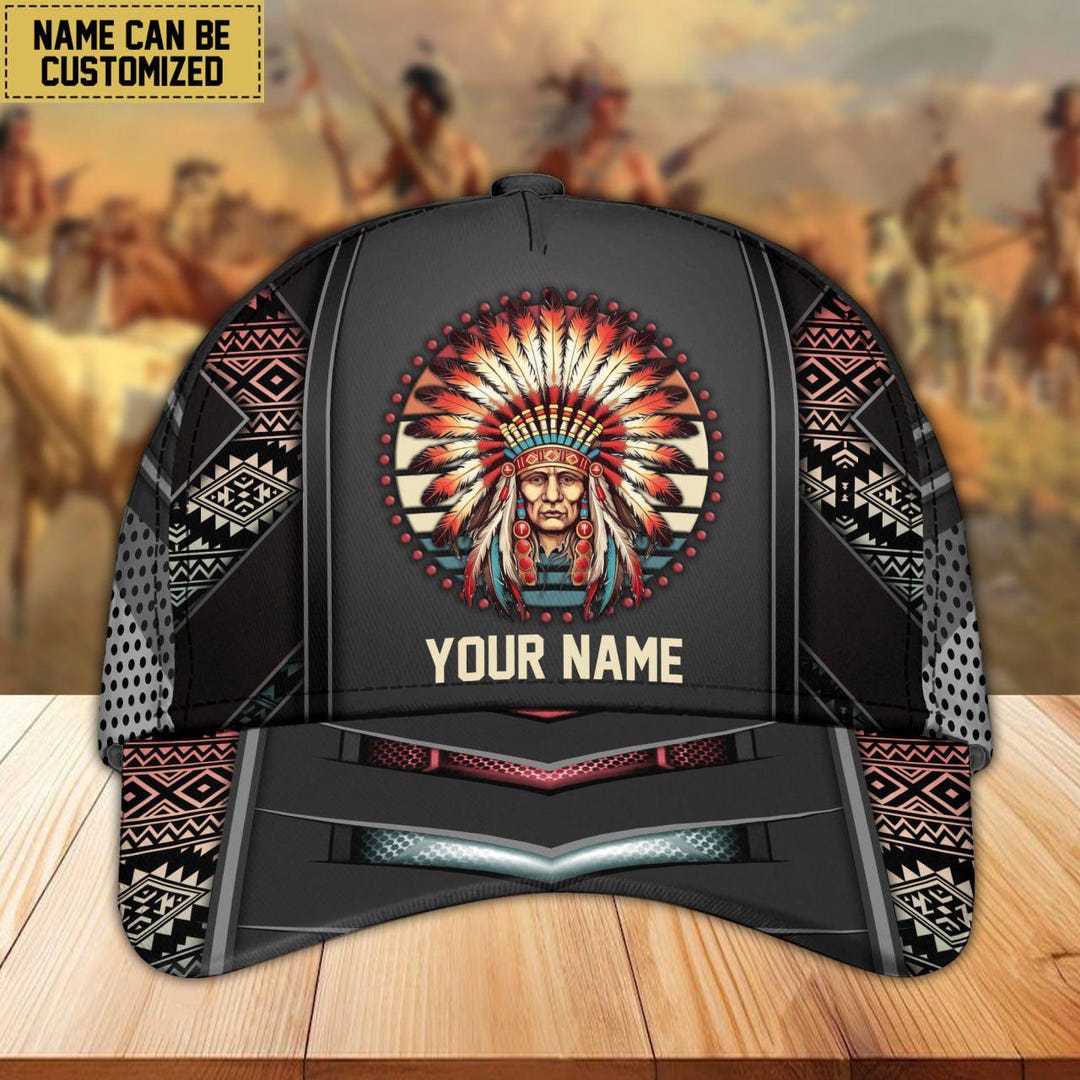Personalized Native Pride Baseball Caps Tribe Hats Native American Gift ...