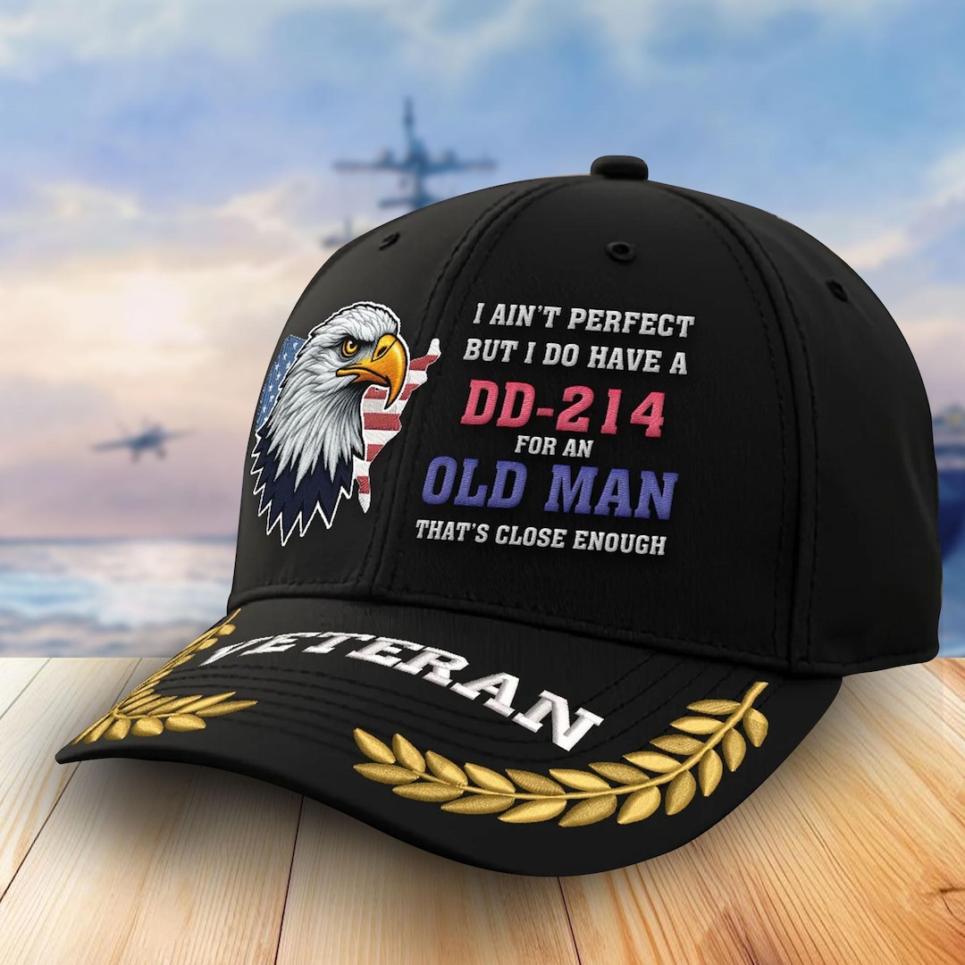 Embroidered Veteran Hats for Men, DD214 Veterans Day Hat, Military Hats ...