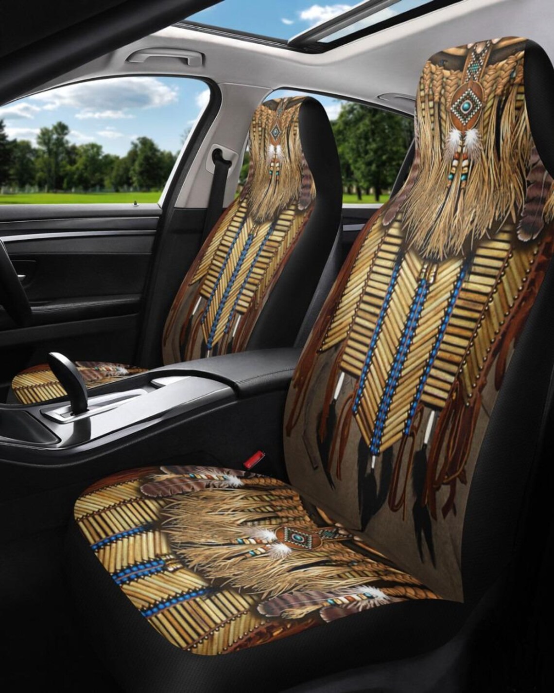 Native American Seat Protector Native Southwestern Upholstery Car Seat ...