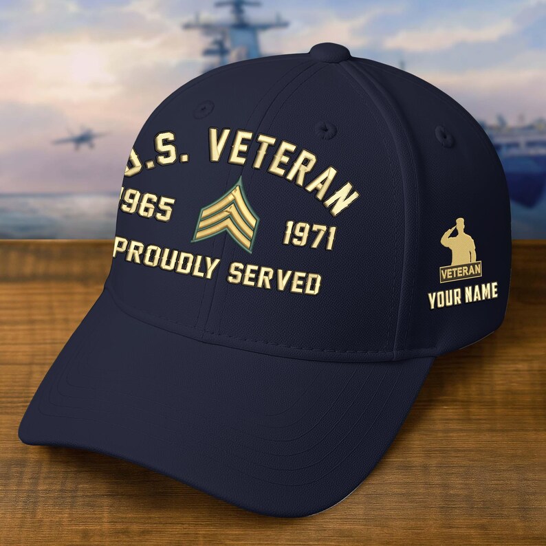Embroidered Veterans Hats - Personalized Military Caps, Embroidered ...
