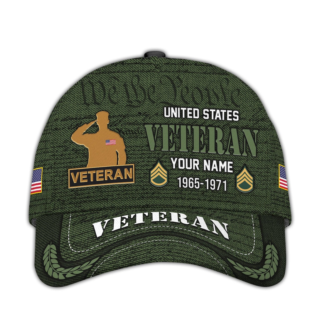 Personalized Veteran Caps – We the People Patriotic Baseball Hat ...