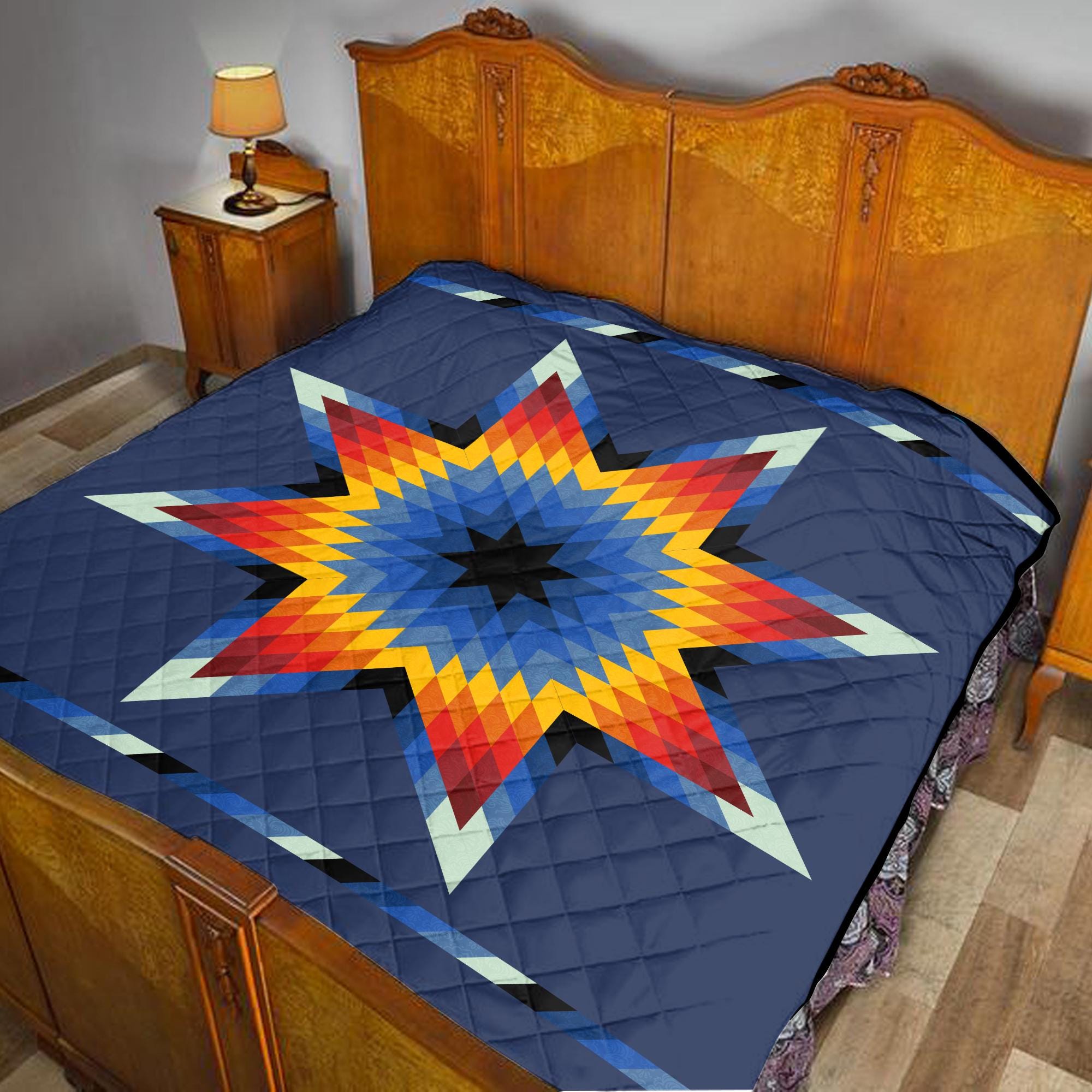 Indian Blanket Native American Quilt Blanket Indigenous Blanket Native ...