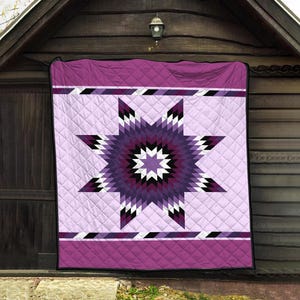 Native Navajo Blanket Native American Star Quilt Blanket Southwest ...