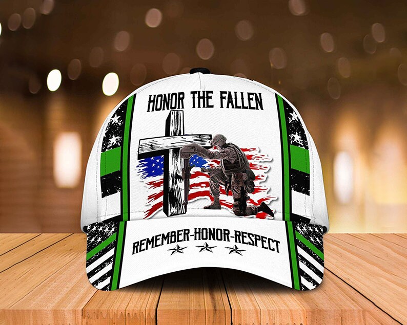 The Fallen Cap Baseball Fitted Cap, Veteran Classic Cap for Husband ...