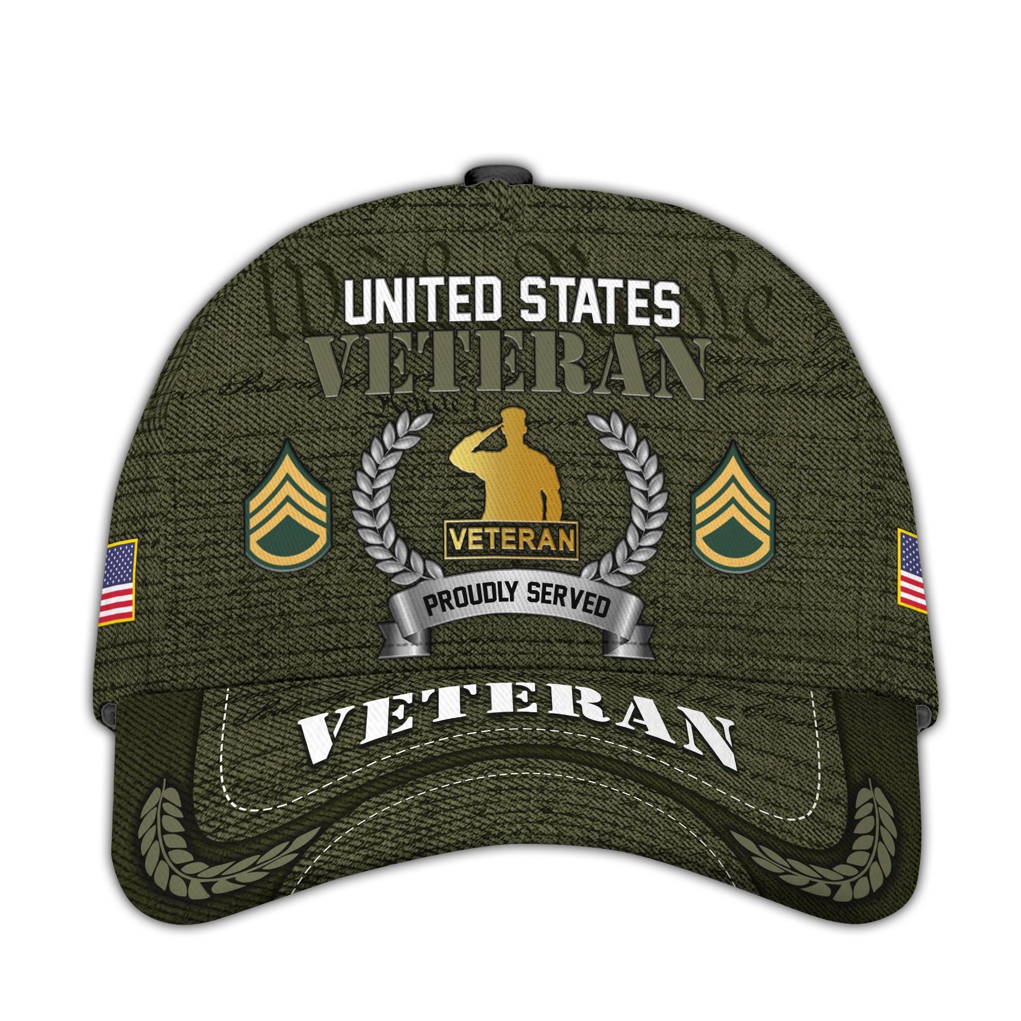 Personalized Military Veteran Caps – Patriotic Baseball Cap, Veteran ...