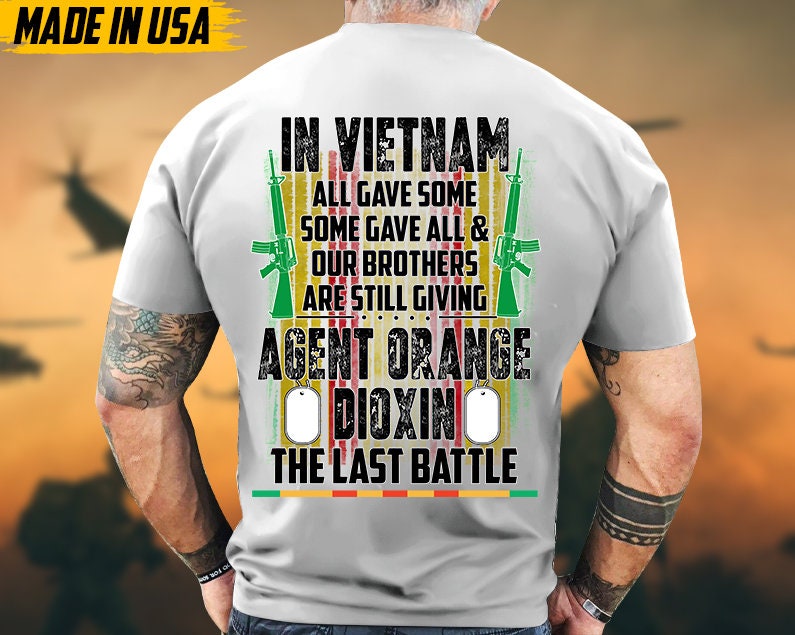 Agent Orange Dioxin Shirt Vietnam War Veteran Shirt Agent Orange ...