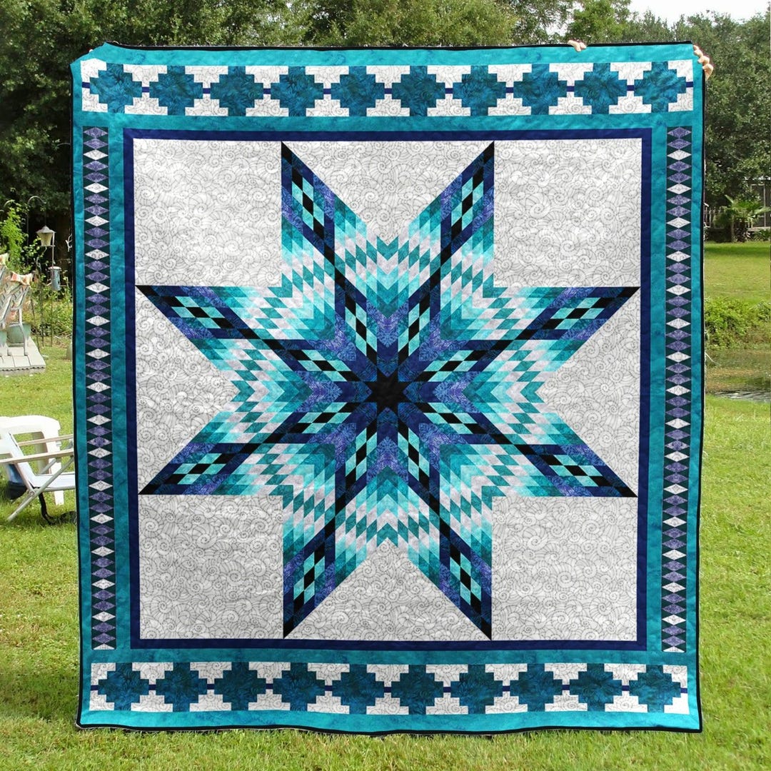 Native American Star Quilts Blanket, Cherokee Blanket, Native Quilt ...