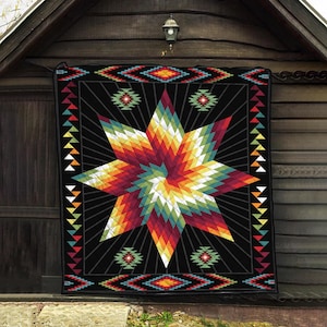 Native American Star Quilt Blanket Native Navajo Blanket Southwest ...