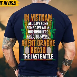 Agent Orange Dioxin Shirt Vietnam War Veteran Shirt Agent Orange ...