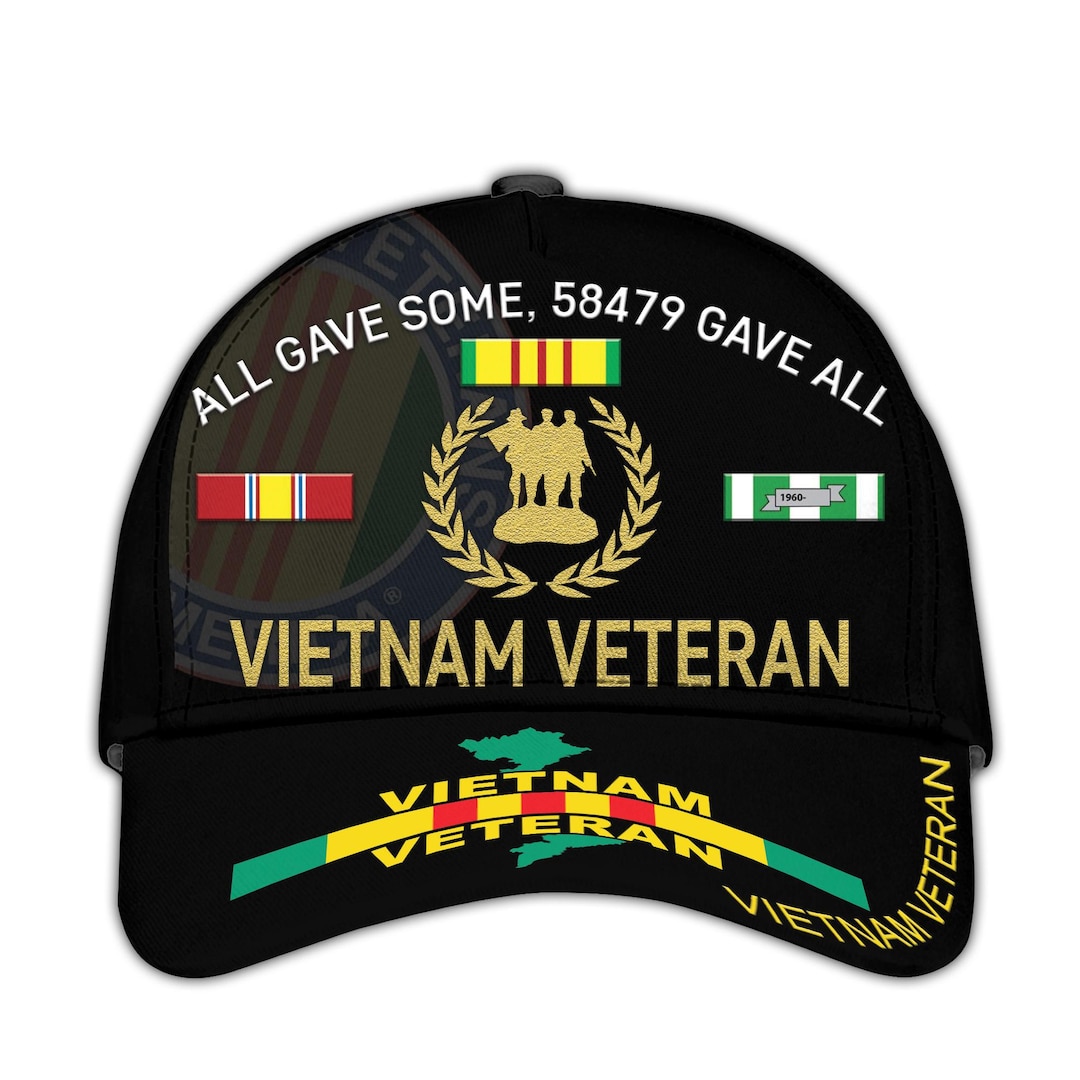 Vietnam Veteran Hats for Men All Gave Some Veterans Cap Proud US ...