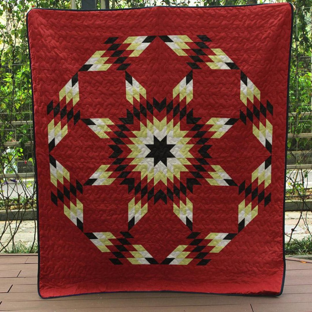 Native American Star Quilts Blanket Native Navajo Blanket Indian ...