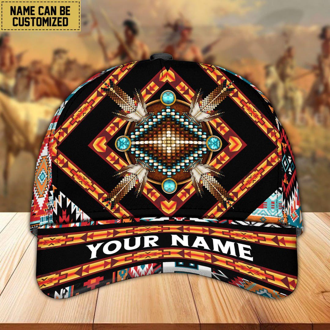 Personalized Native Pride Baseball Caps Tribe Hats Indian Gift Native ...