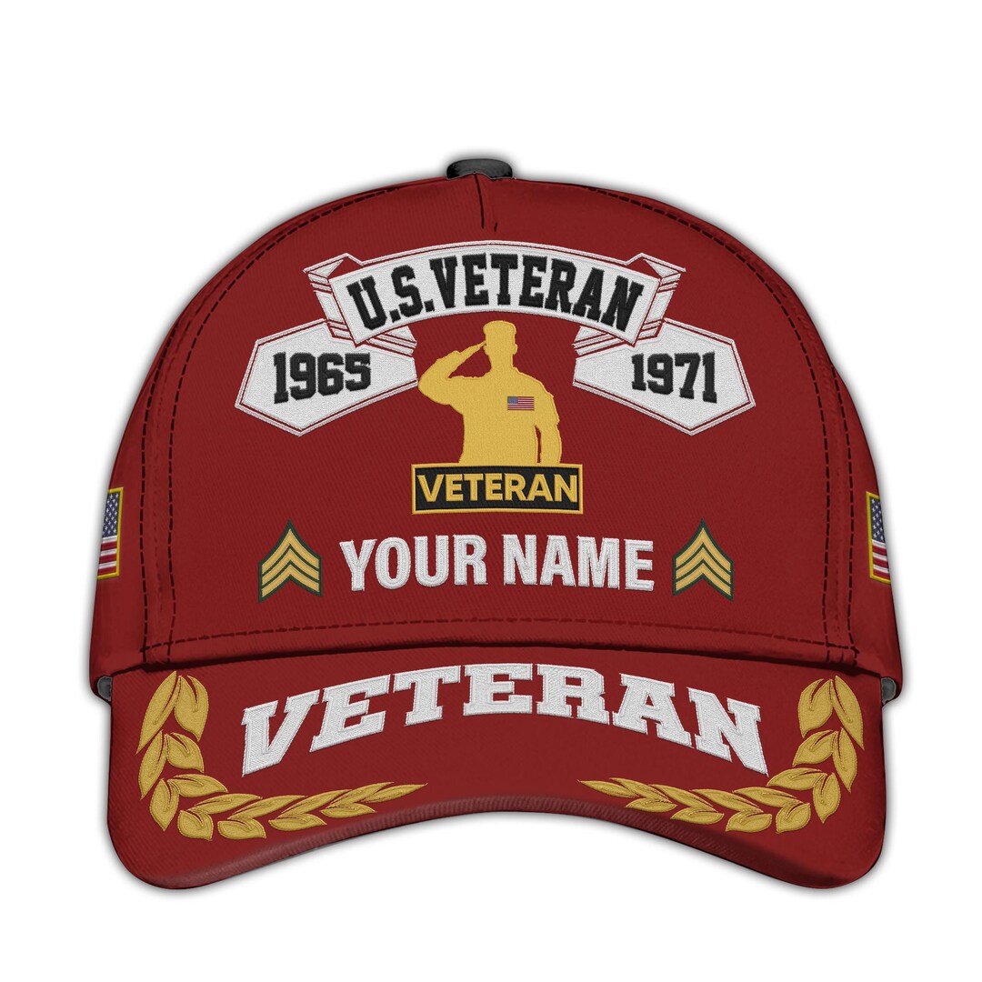 Personalized Embroidered Veterans Day Hat – Patriotic Ball Cap Military ...
