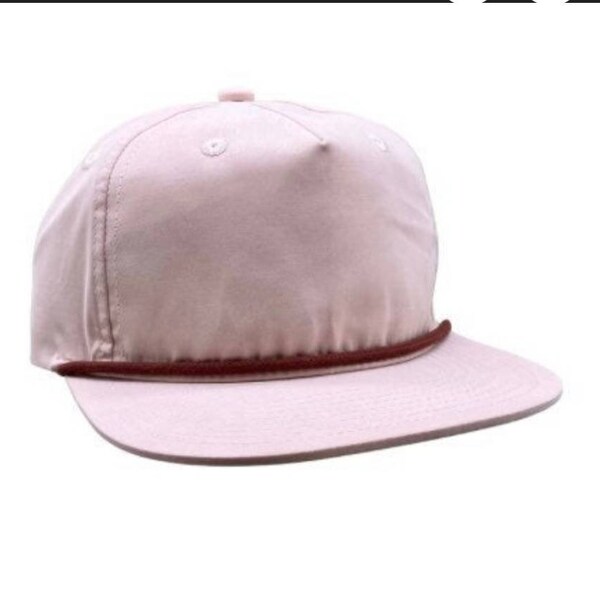 Rope Flat Bill Hat - Etsy