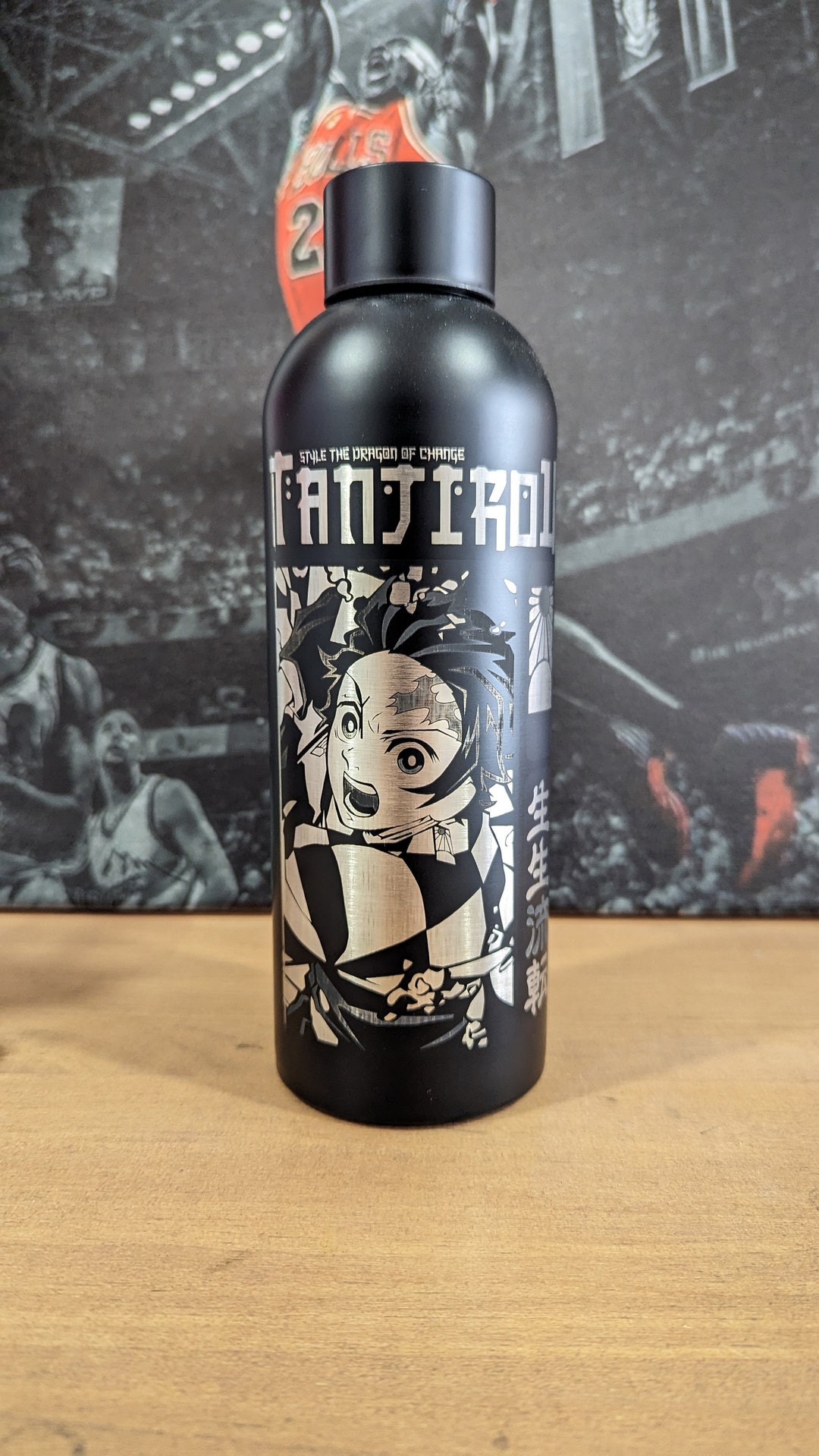 Anime Engraved Steel Thermos Bottle - Etsy