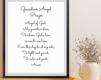 Guardian Angel Printable - Etsy