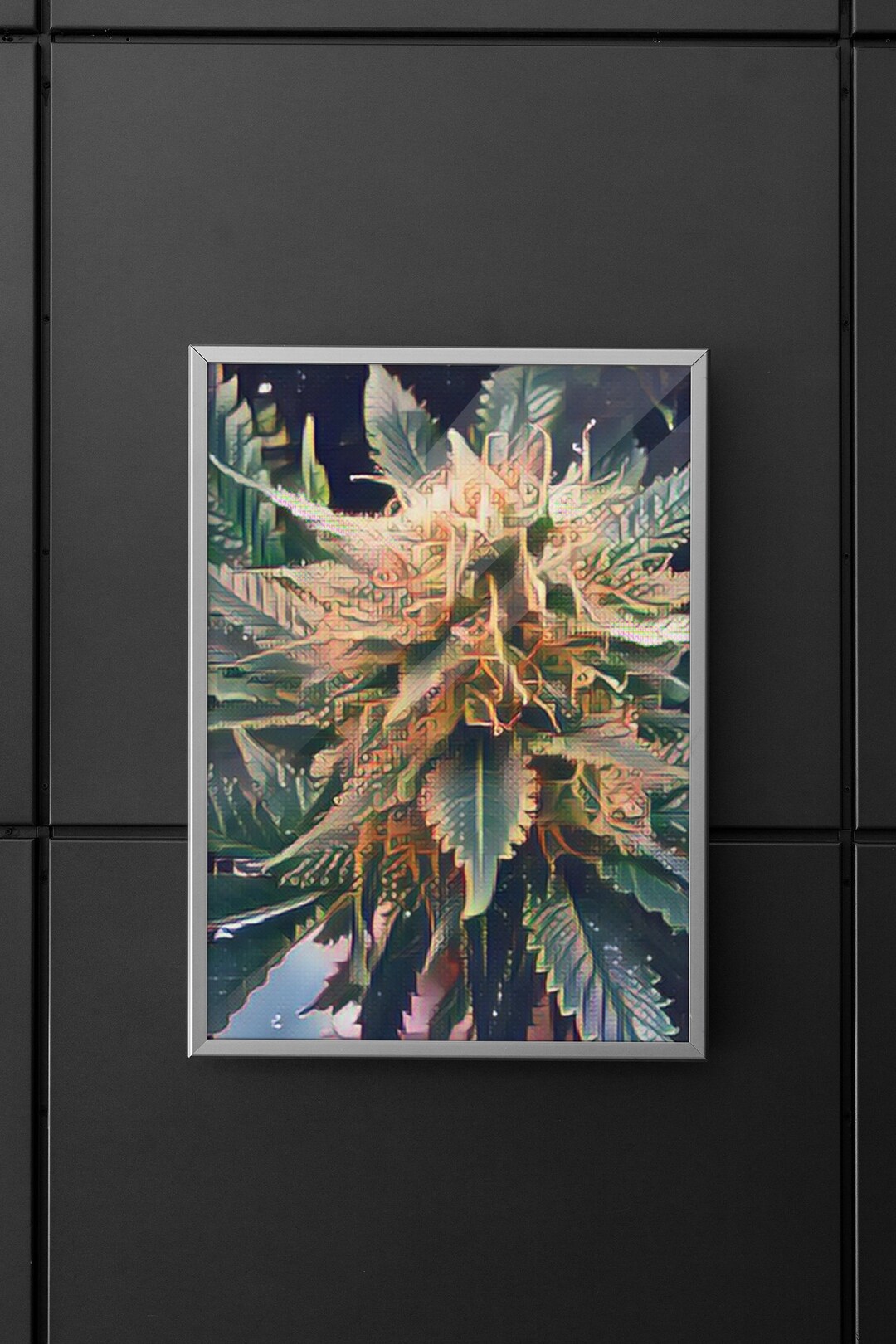 DIGITAL DOWNLOAD digitaleaf Weed Graphic Art Print Screensaver Tumbler ...