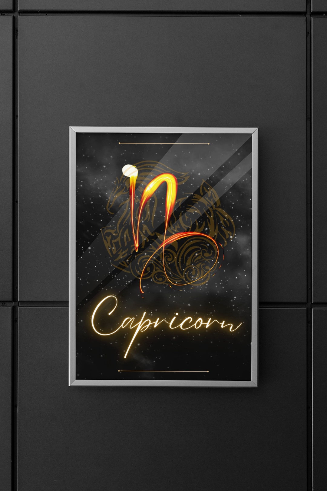 DIGITAL DOWNLOAD capricorn Zodiac Constellation Poster Print Tumbler ...