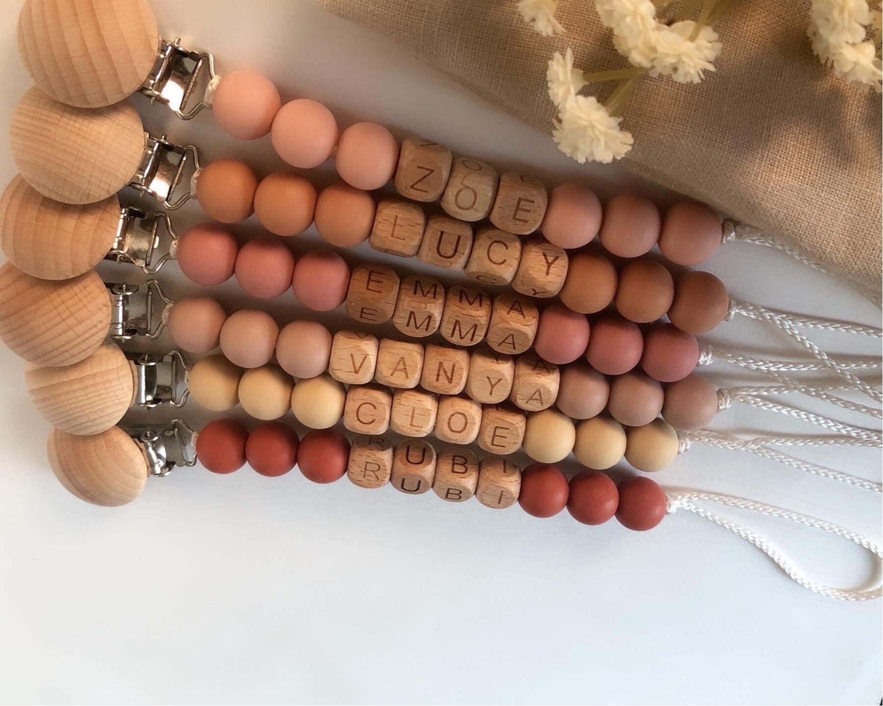 Gift Newborn baby Pacifier Clip Pacifier Clip for Newborn Pacifier Clip ...